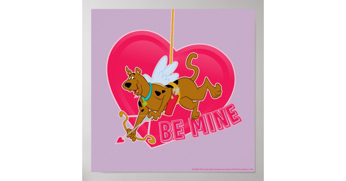 Scooby-Doo Cupid - Be Mine Poster | Zazzle