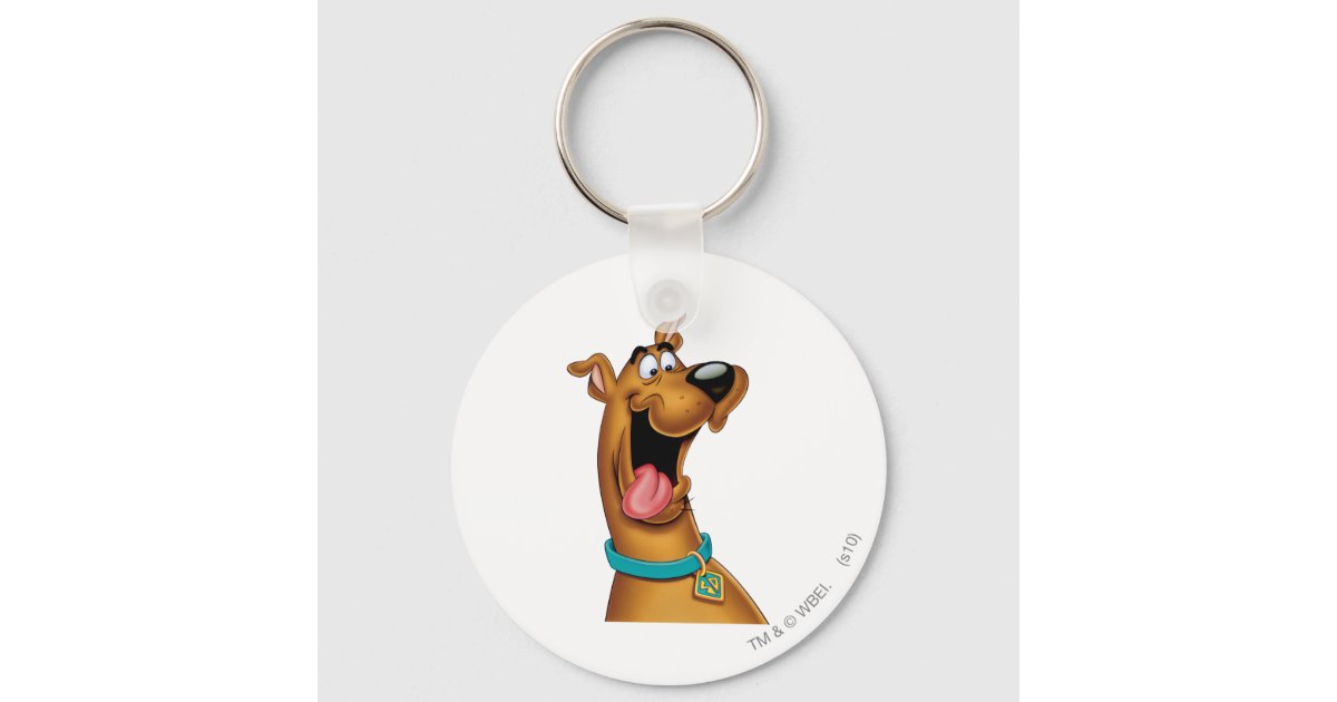 Scooby-Doo Excited Face Keychain | Zazzle
