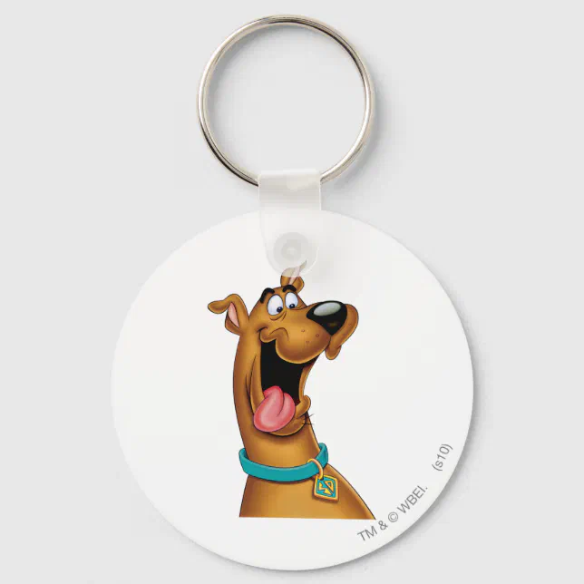 Scooby-Doo Excited Face Keychain | Zazzle