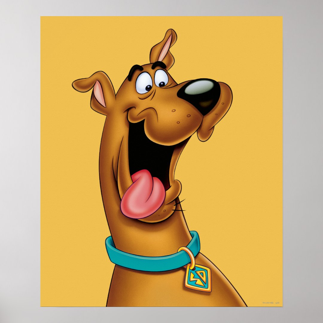 Scooby-Doo Excited Face Poster | Zazzle