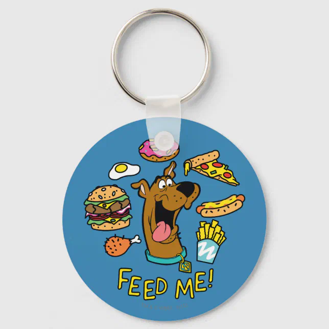 Scooby-Doo Feed Me! Keychain | Zazzle