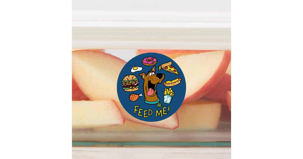 Scooby-Doo Feed Me! Labels | Zazzle
