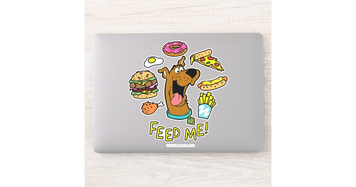 Scooby-Doo Feed Me! Sticker | Zazzle