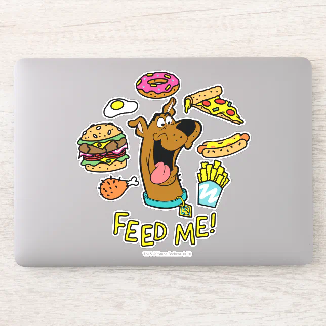 Scooby-Doo Feed Me! Sticker | Zazzle