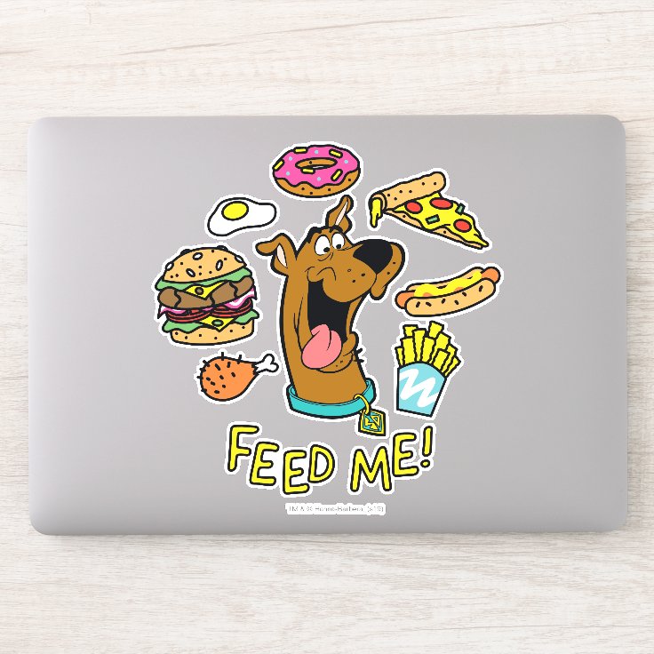 Scooby-Doo Feed Me! Sticker | Zazzle