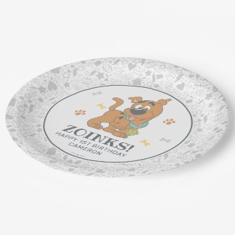 Scooby-Doo First Birthday Paper Plates | Zazzle