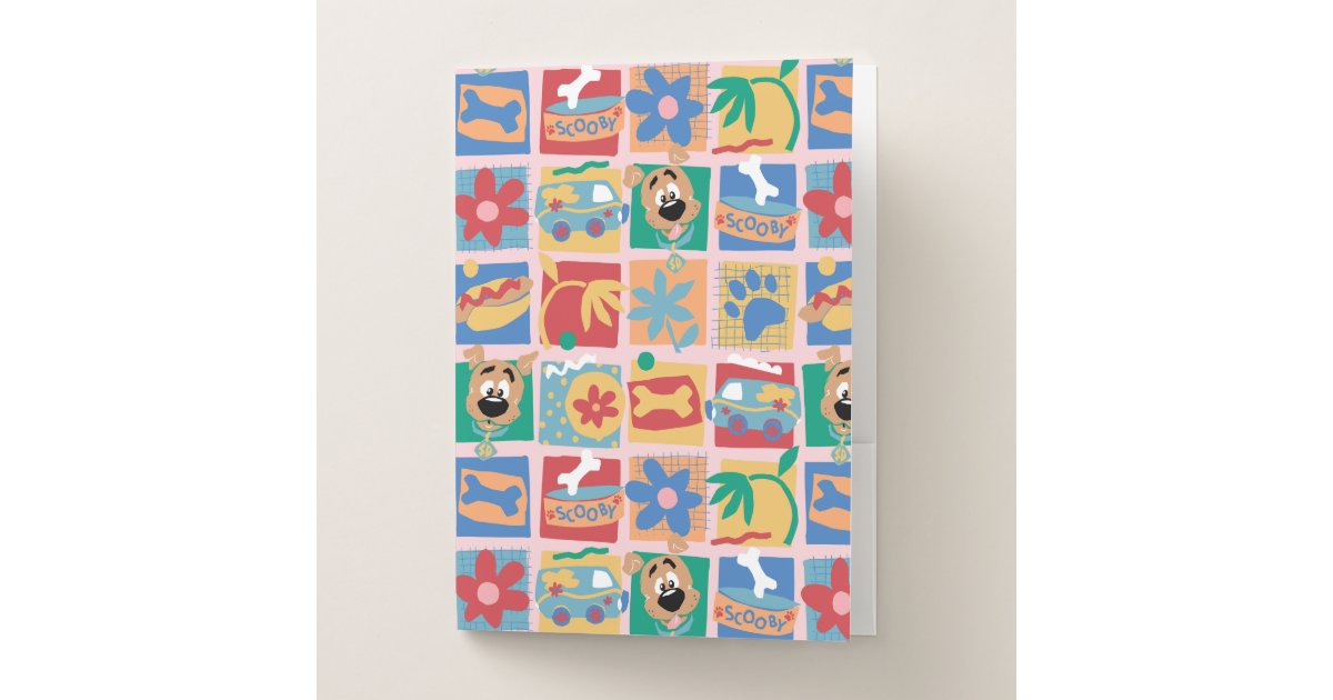 Scooby-Doo | Fun Baby Pattern Pocket Folder | Zazzle