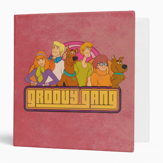 Scooby-Doo | "Groovy Gang" Retro Cartoon Graphic Binder | Zazzle