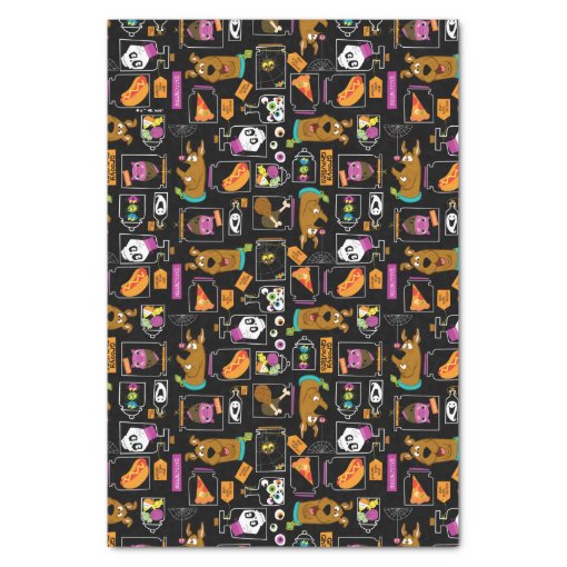 Scooby-Doo | Halloween Scooby-Doo Pattern Tissue Paper | Zazzle