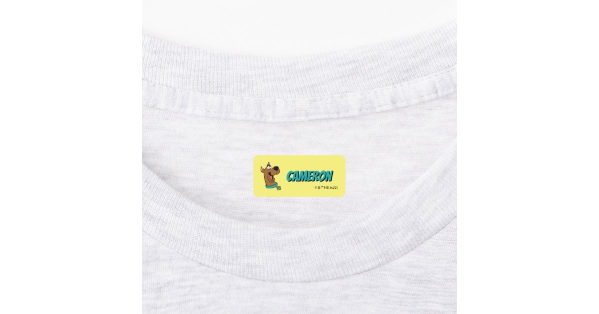 Scooby-Doo Happy Face Labels | Zazzle