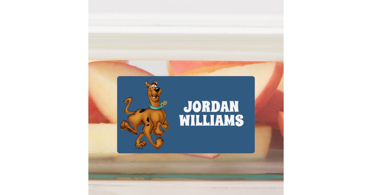 Scooby-Doo Happy Walk | Add Your Name Labels | Zazzle
