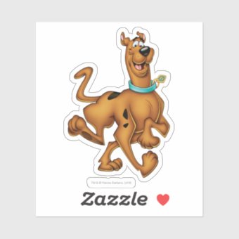 Scooby-Doo Happy Walk Sticker | Zazzle