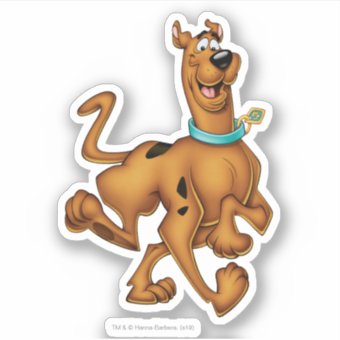 Scooby-Doo Happy Walk Sticker | Zazzle