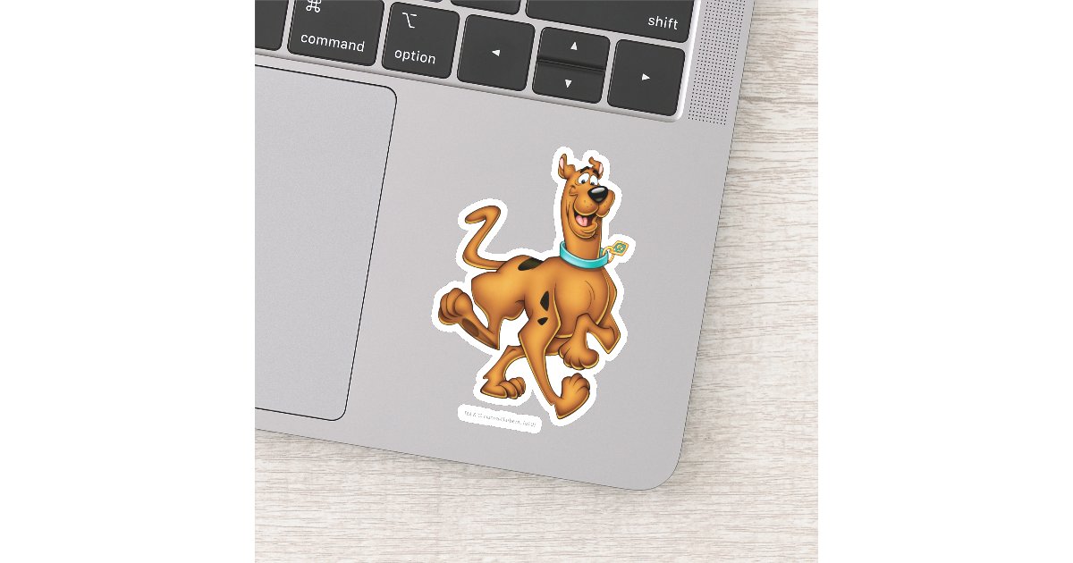 Scooby-Doo Happy Walk Sticker | Zazzle