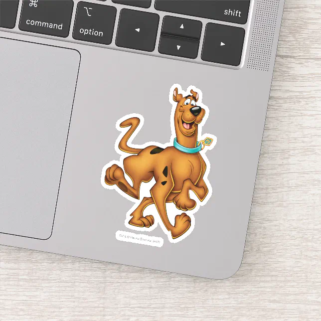 Scooby-Doo Happy Walk Sticker | Zazzle