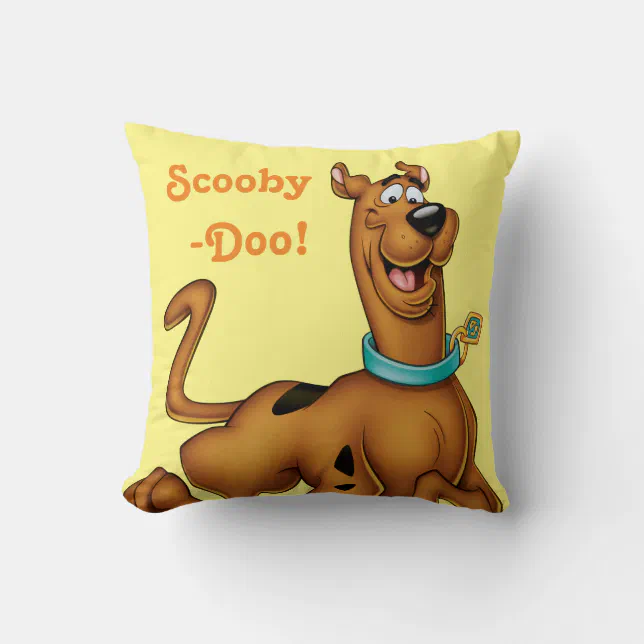 Scooby-Doo Happy Walk Throw Pillow | Zazzle
