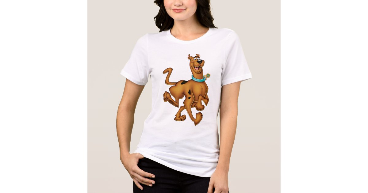 Scooby-Doo Happy Walk Tri-Blend Shirt | Zazzle