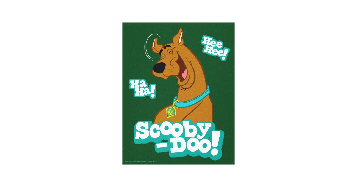 Scooby-Doo Laughing Canvas Print | Zazzle