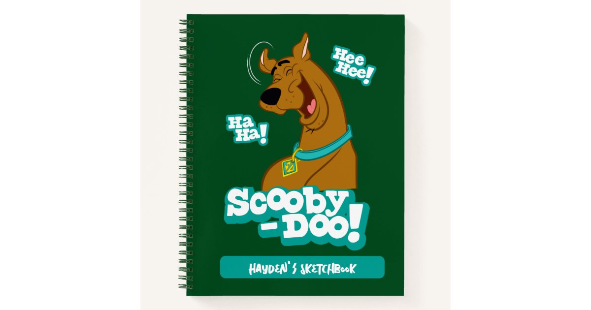 Scooby-Doo Laughing Drawing Notebook | Zazzle