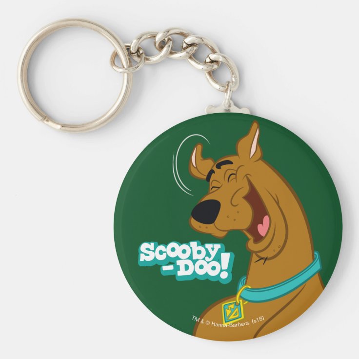 Scooby-Doo Laughing Keychain | Zazzle