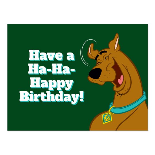 Scooby-Doo Laughing Postcard | Zazzle.com