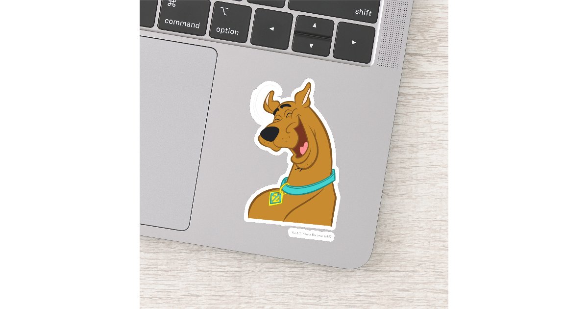 Scooby-Doo Laughing Sticker | Zazzle