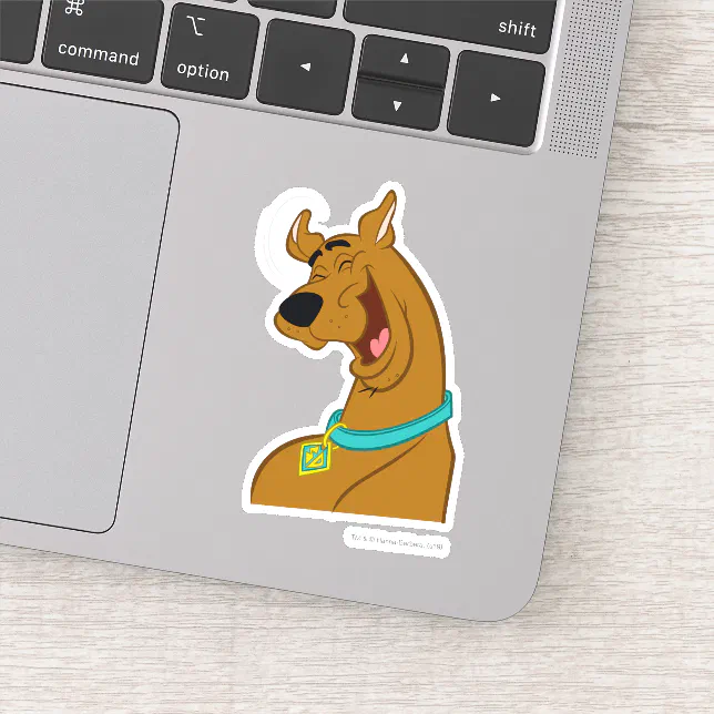 Scooby-Doo Laughing Sticker | Zazzle