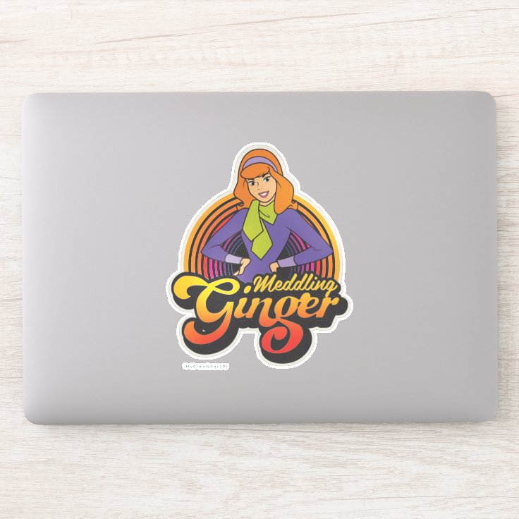 Scooby-Doo | "Meddling Ginger" Daphne Sticker | Zazzle