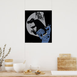 Scooby-Doo Midnight Snack "Ruh Roh!" Poster | Zazzle