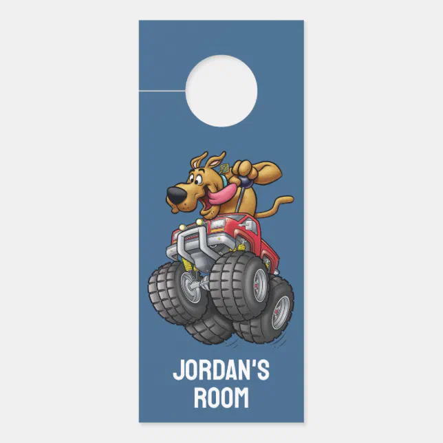 Scooby-Doo Monster Truck Door Hanger | Zazzle