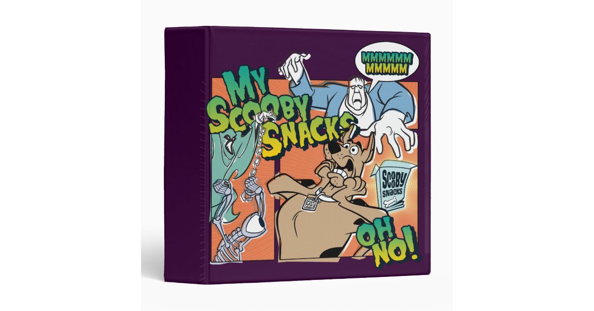 Scooby-Doo "My Scooby Snacks" Binder | Zazzle