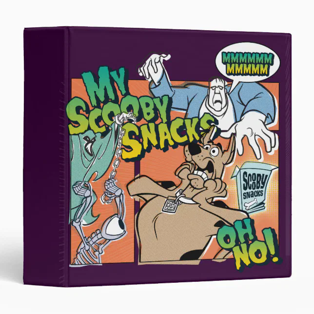 Scooby-Doo "My Scooby Snacks" Binder | Zazzle