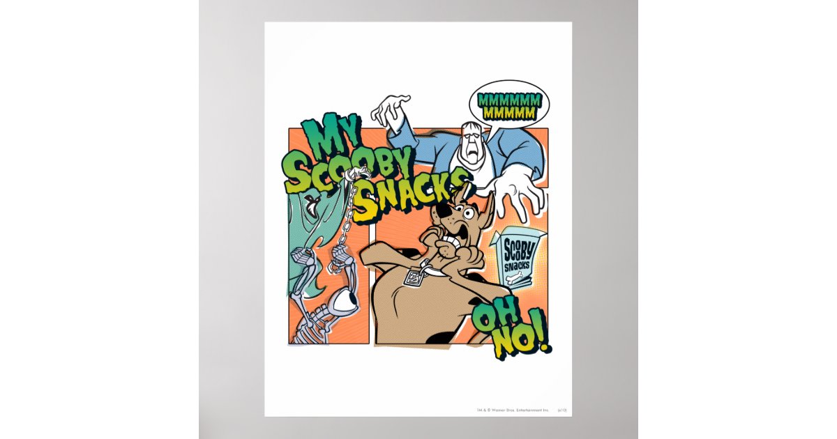 Scooby-Doo "My Scooby Snacks" Poster | Zazzle