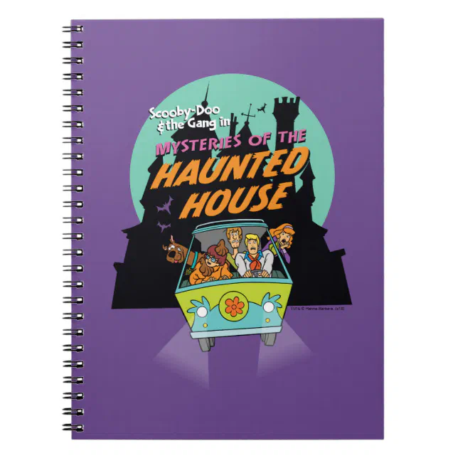 Scooby-Doo "Mysteries Of The Haunted House" Notebook | Zazzle
