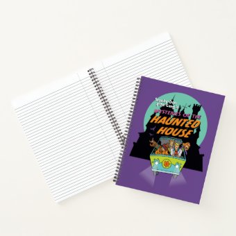Scooby-Doo "Mysteries Of The Haunted House" Notebook | Zazzle