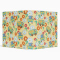 Scooby-Doo Mystery Machine Flower Pattern 3 Ring Binder | Zazzle