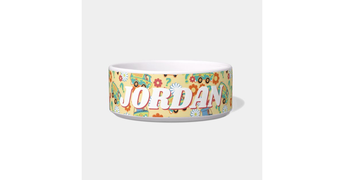 Scooby-Doo Mystery Machine Flower Pattern Bowl | Zazzle
