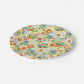 Scooby-Doo Mystery Machine Flower Pattern Paper Plates | Zazzle