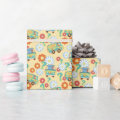 Scooby-Doo Mystery Machine Flower Pattern Wrapping Paper | Zazzle