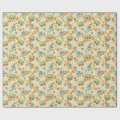 Scooby-Doo Mystery Machine Flower Pattern Wrapping Paper | Zazzle