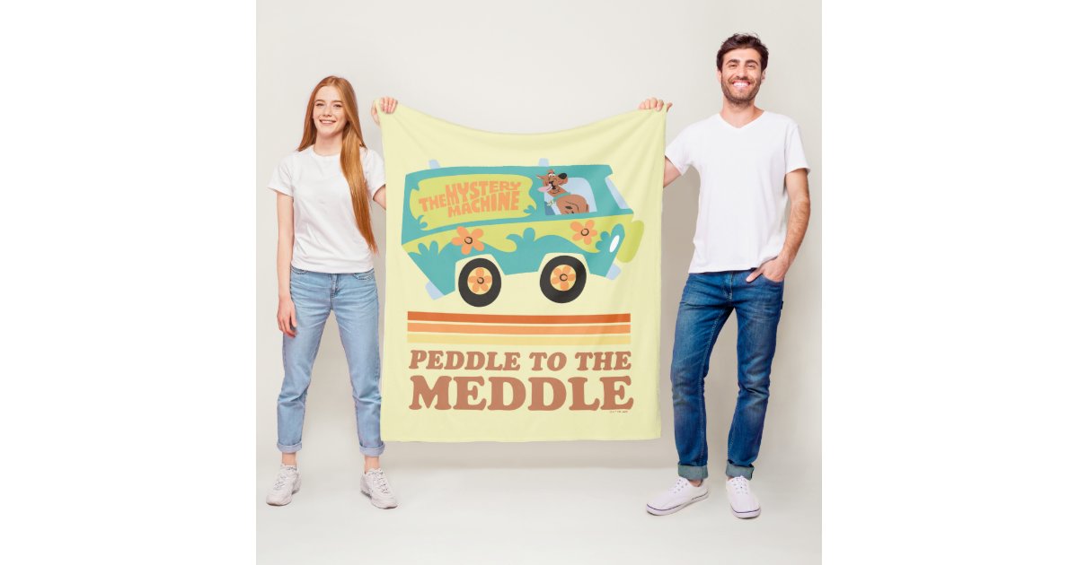 Scooby-Doo Mystery Machine "Peddle to the Meddle" Fleece Blanket | Zazzle