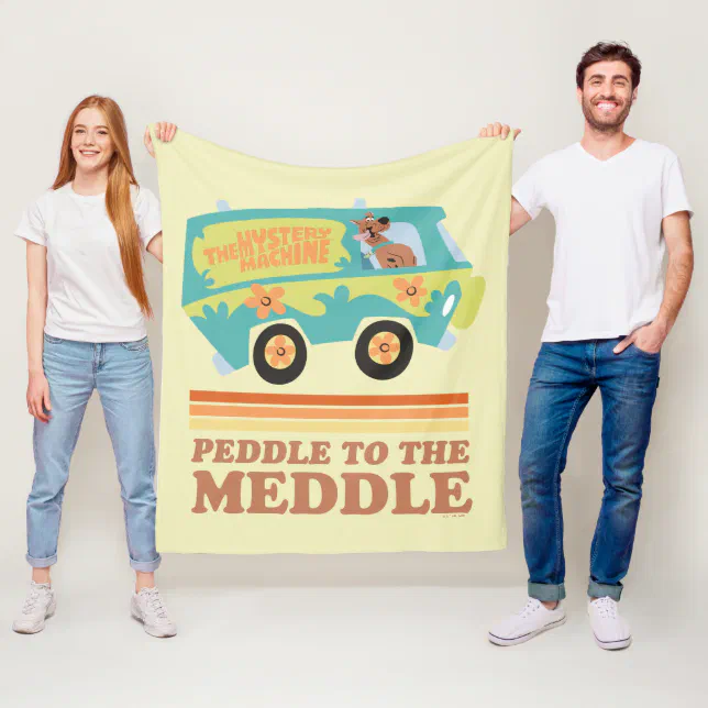 Scooby-Doo Mystery Machine "Peddle to the Meddle" Fleece Blanket | Zazzle