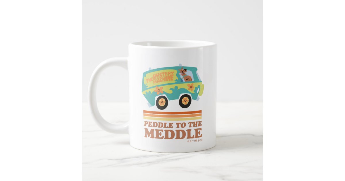 Scooby-Doo Mystery Machine "Peddle to the Meddle" Giant Coffee Mug | Zazzle