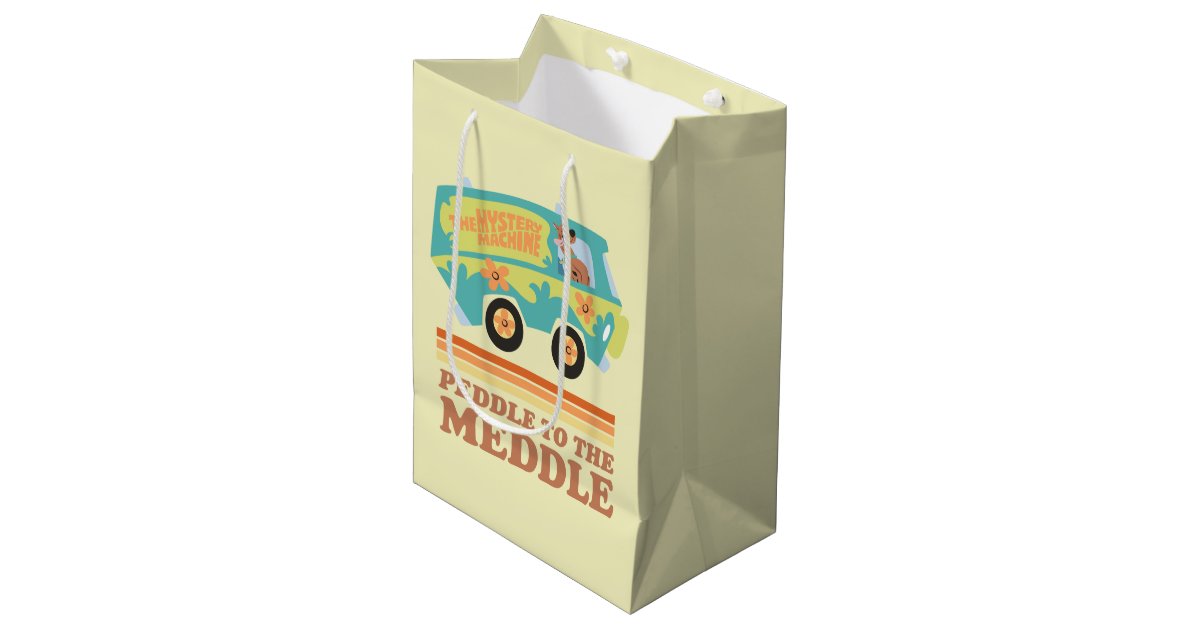 Scooby-Doo Mystery Machine "Peddle to the Meddle" Medium Gift Bag | Zazzle
