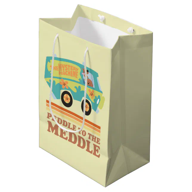 Scooby-Doo Mystery Machine "Peddle to the Meddle" Medium Gift Bag | Zazzle