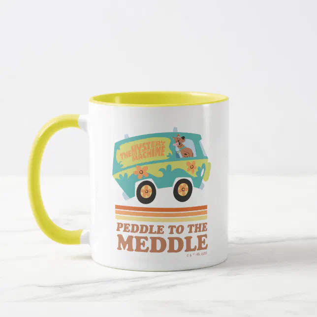 Scooby-Doo Mystery Machine "Peddle to the Meddle" Mug | Zazzle