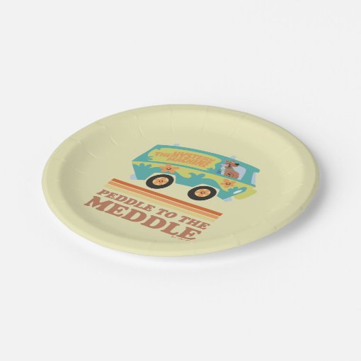 Scooby-Doo Mystery Machine "Peddle to the Meddle" Paper Plates | Zazzle