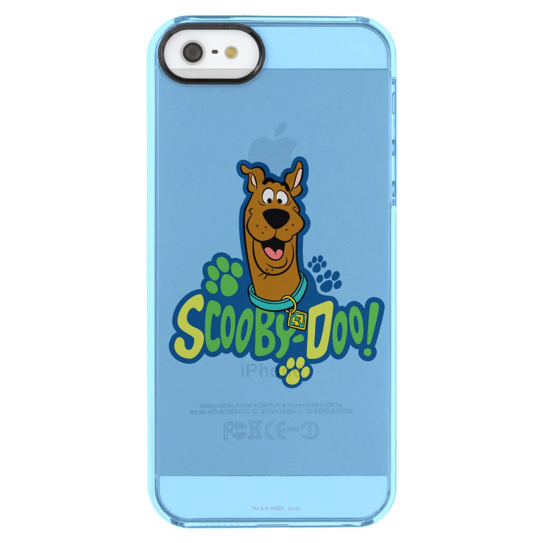 Scooby-Doo Paw Print Character Badge Uncommon iPhone Case | Zazzle