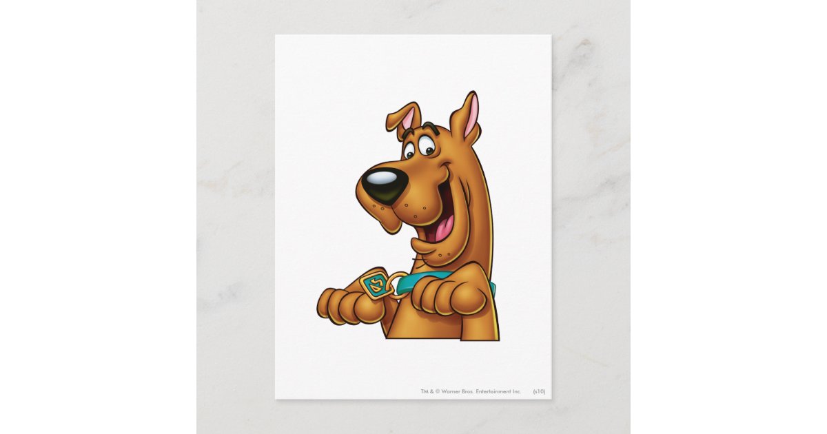 Scooby-Doo Paws Up Postcard | Zazzle