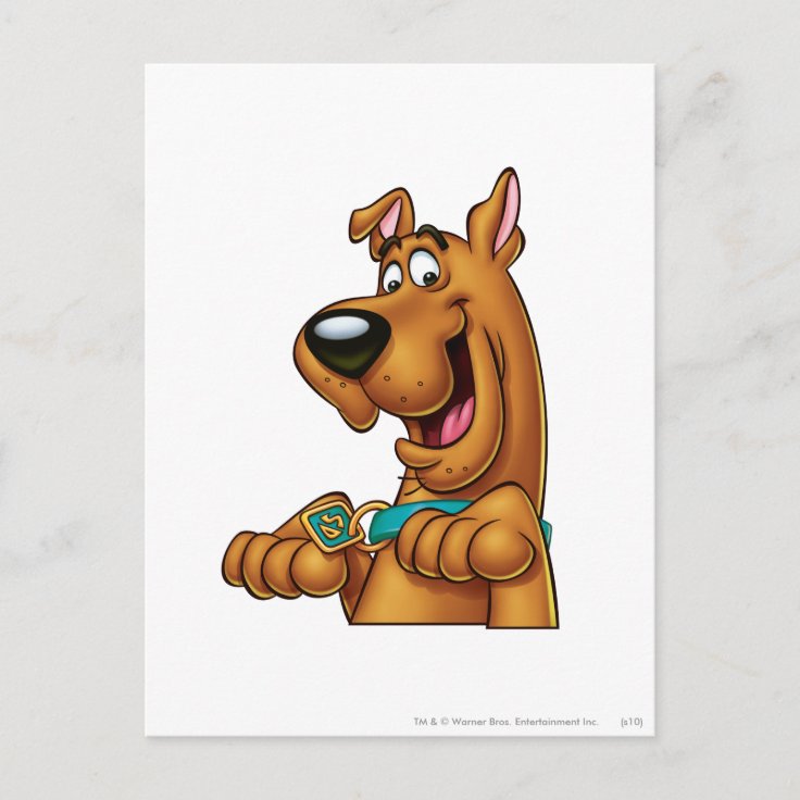 Scooby-Doo Paws Up Postcard | Zazzle